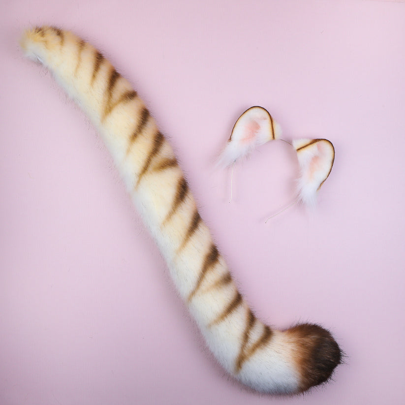 Tiger Ears and Tail Set – neko.to.mori