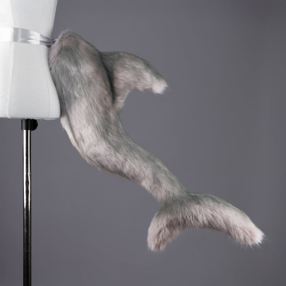White Shark Ears and Tail Set – neko.to.mori