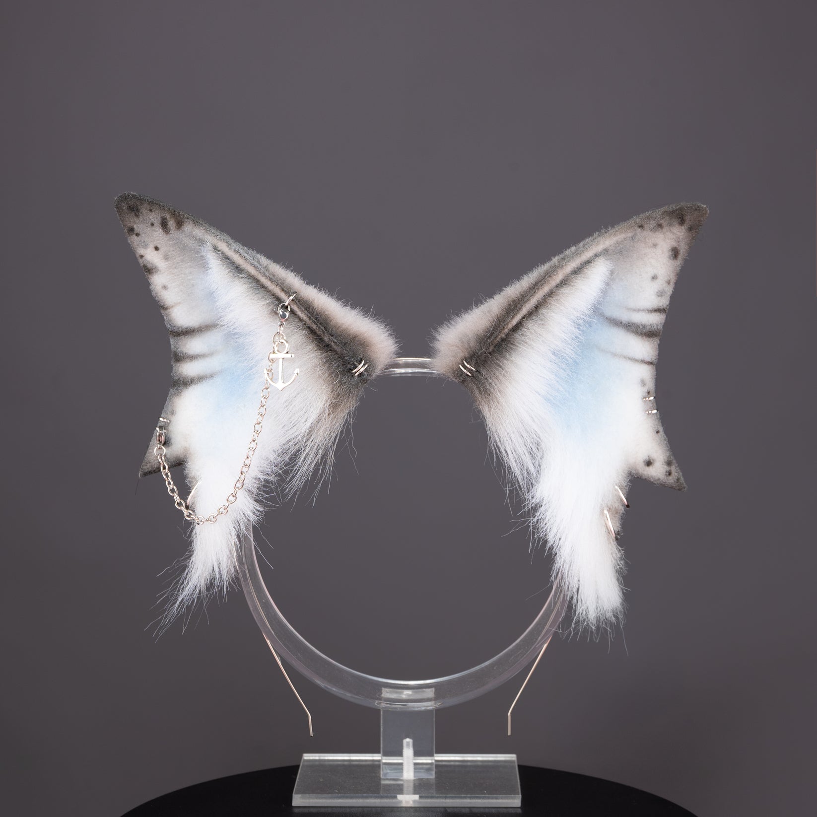 White Shark Ears and Tail Set – neko.to.mori