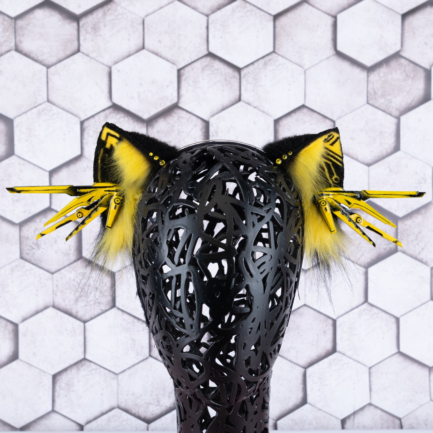 Yellow Cyber Kitty – neko.to.mori