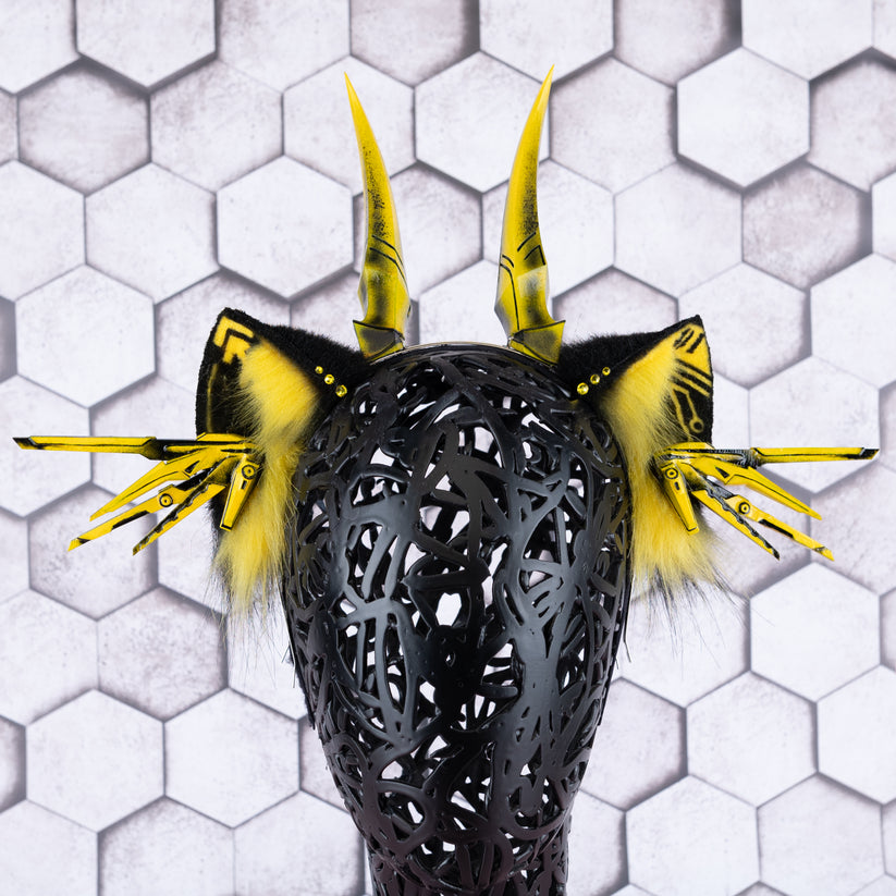 Yellow Cyber Kitty – neko.to.mori