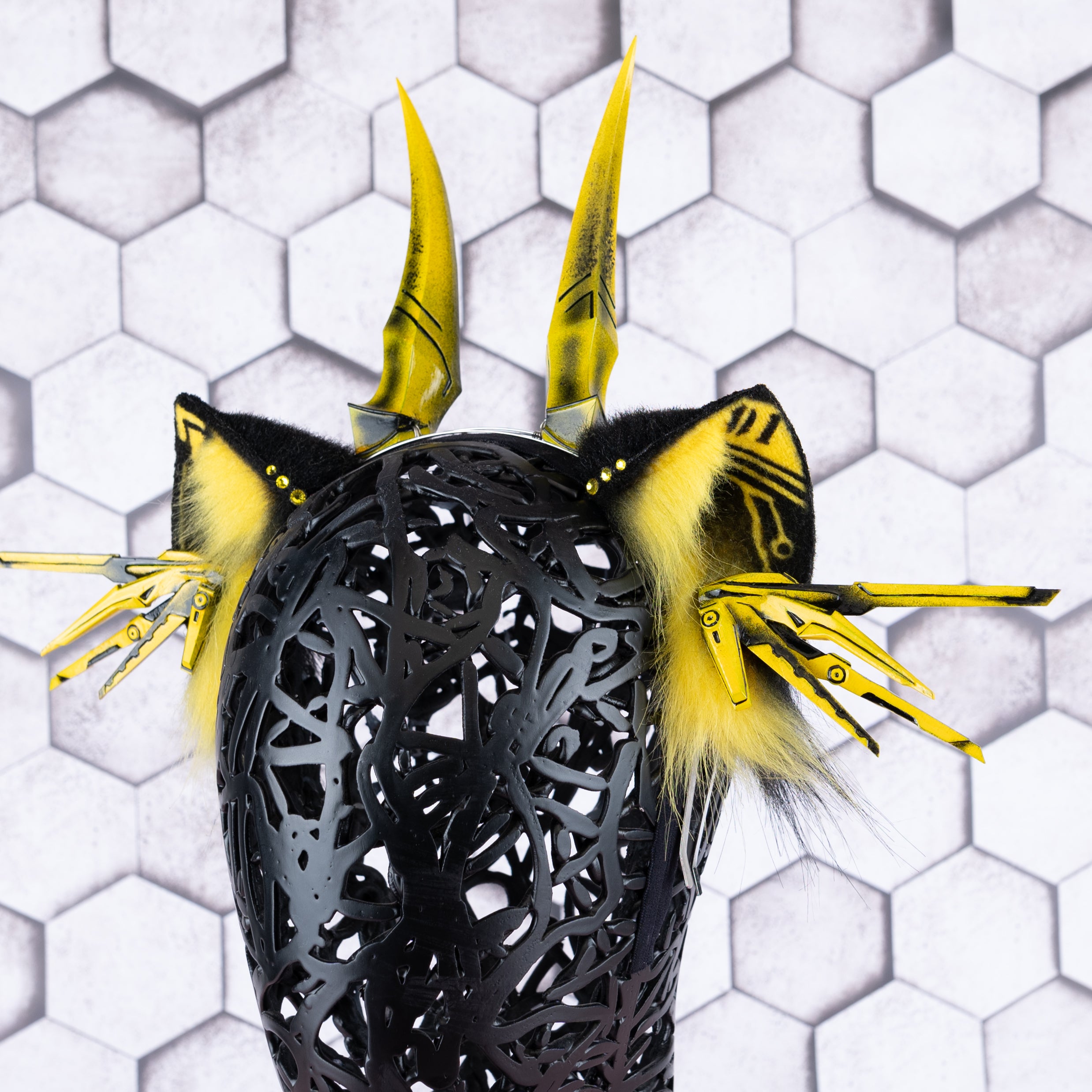 Yellow Cyber Kitty – neko.to.mori