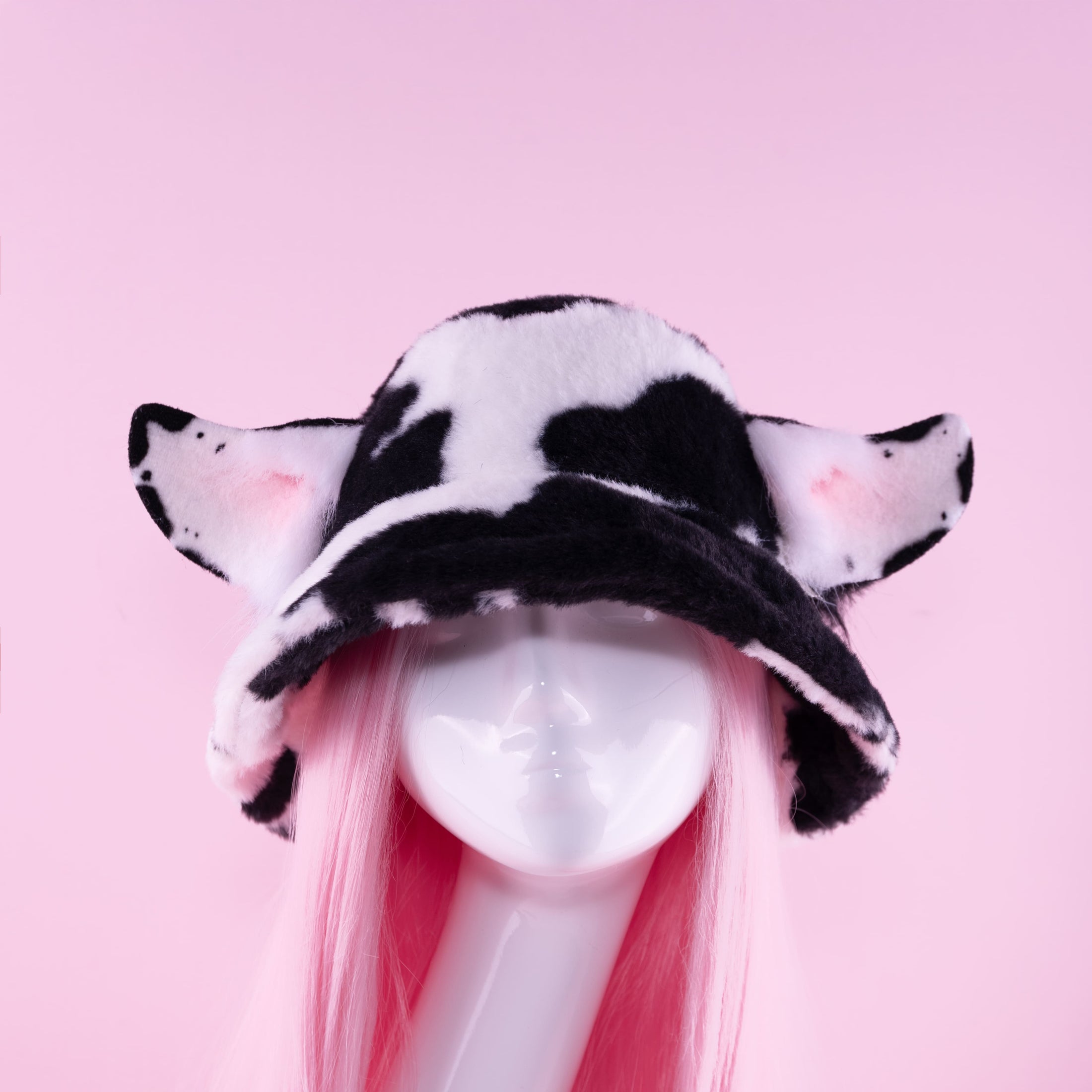 Fluffy Cow Hat – neko.to.mori