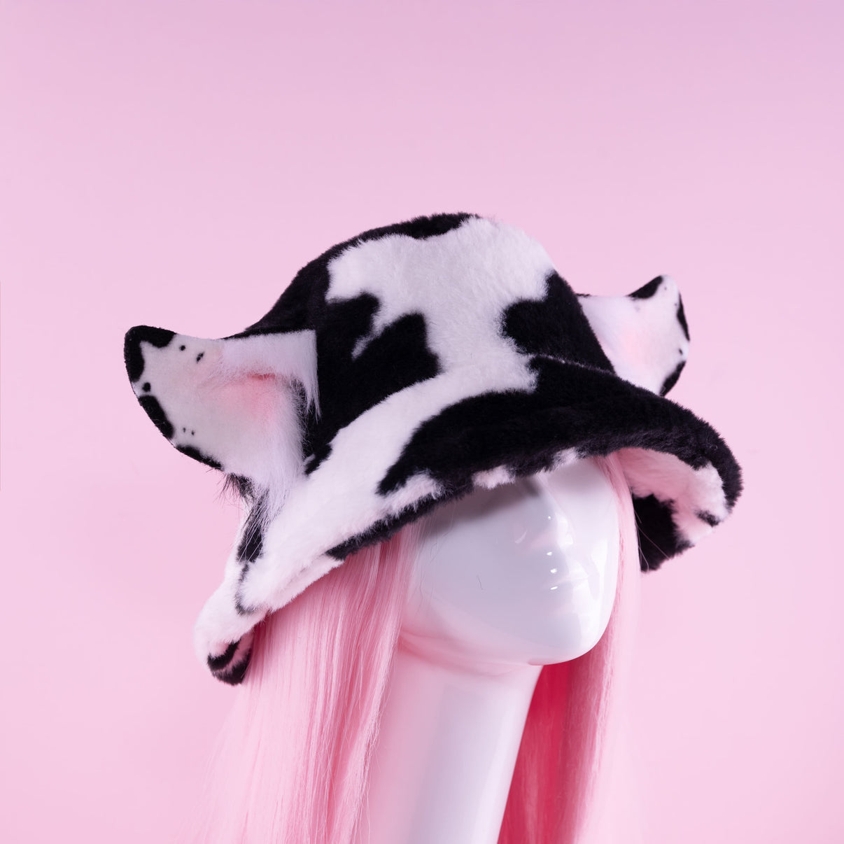 Fluffy Cow Hat – neko.to.mori
