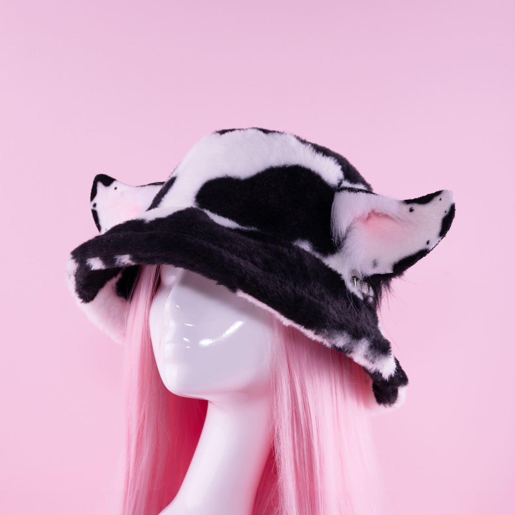Fluffy Cow Hat – neko.to.mori