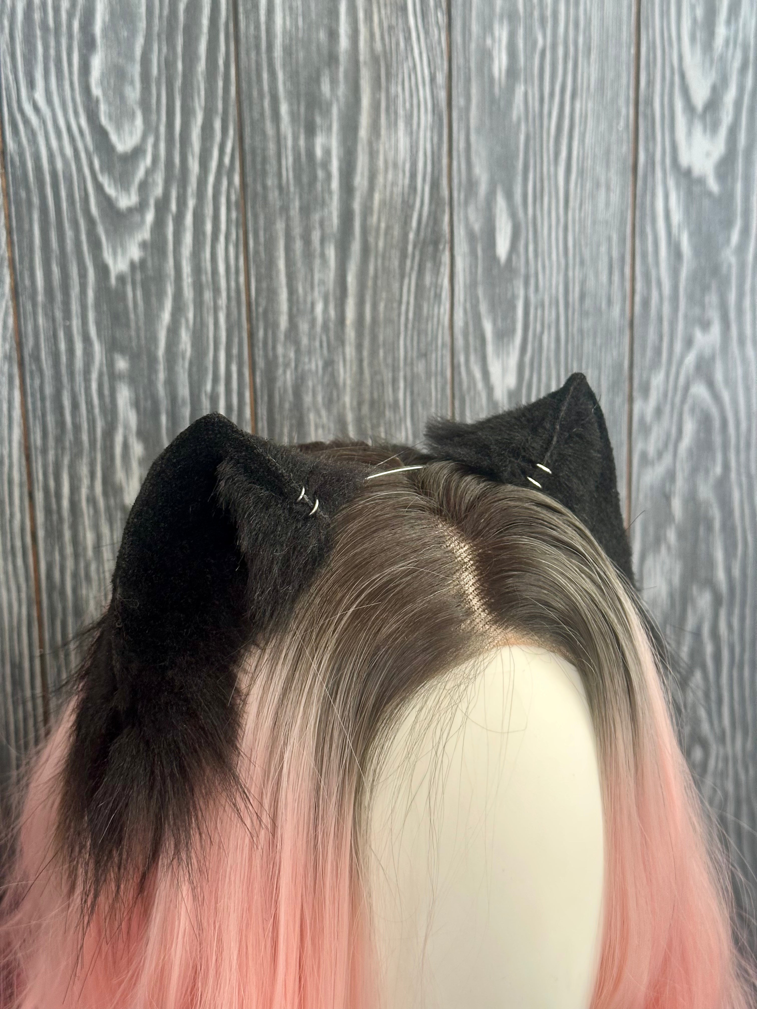 Black Mini Kitten Ears RFS – neko.to.mori