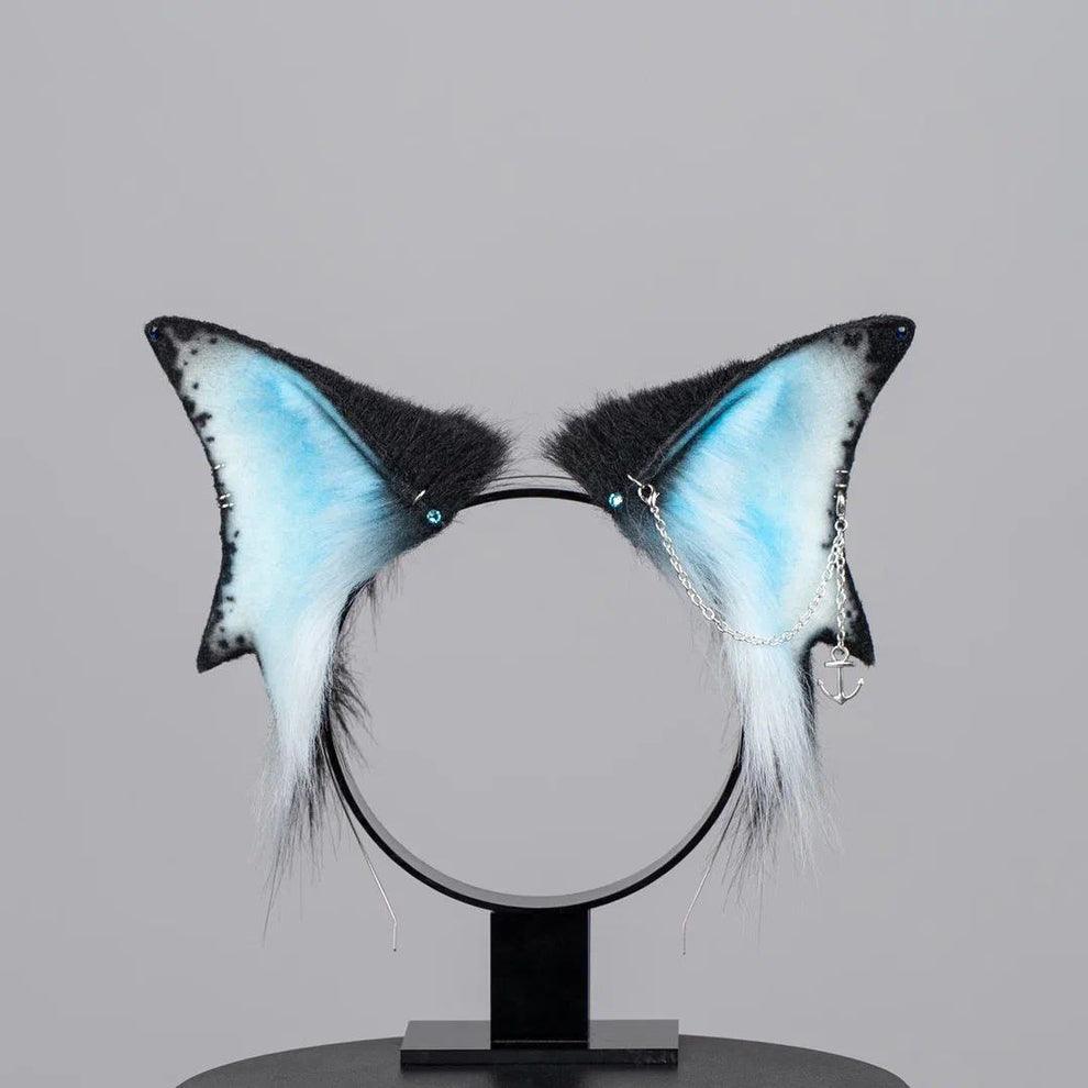 Black Shark Ears and Tail Set – neko.to.mori